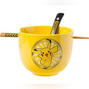 Pokemon | Dining | Pokemon Pikachu Ramen Bowl With Chopsticks And Spoon ...